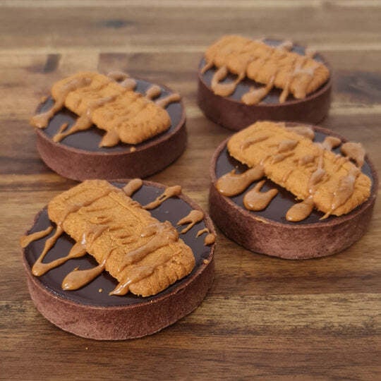 Choc Biscoff - Tarts - 6 Pack | Forbidden Sweets